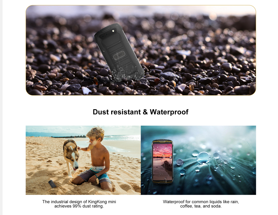 CUBOT KING KONG MINI 2 3/32GB DUAL LTE PANCERNY - Cubot